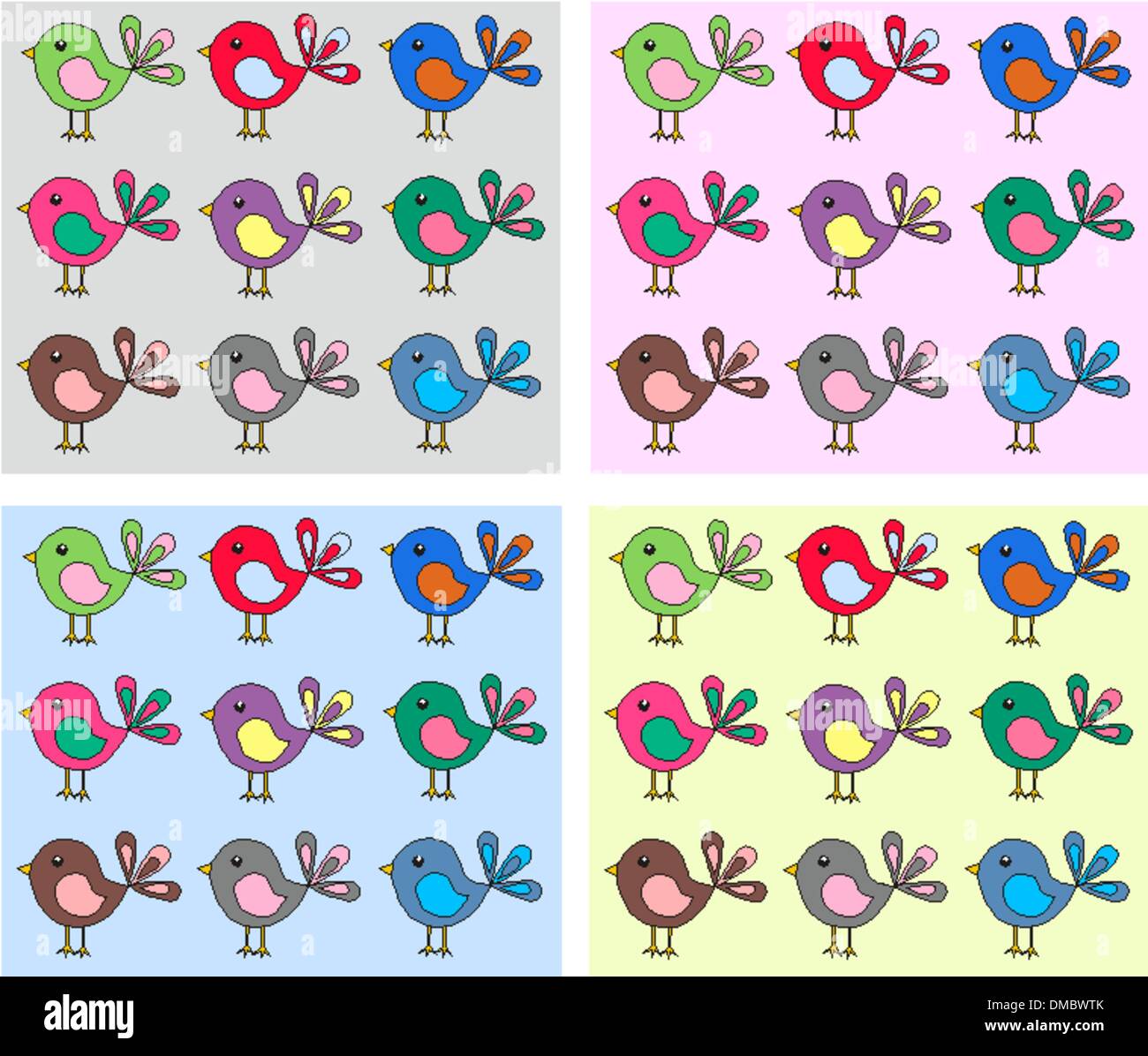 Bird birds illustrations animals image Stock Vector Images - Alamy