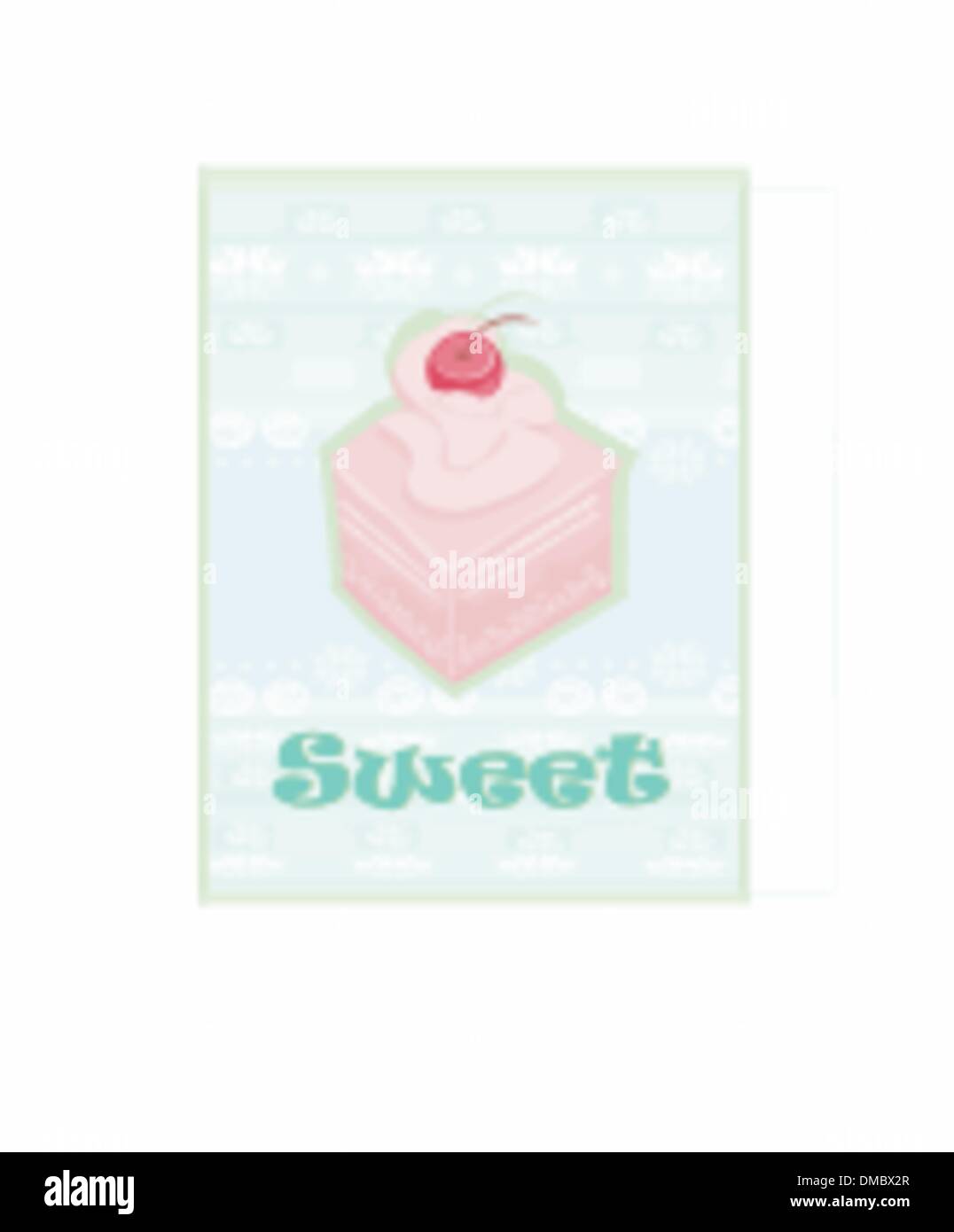Lovely cake - Vintage Card Design Stock Vector Image & Art - Alamy