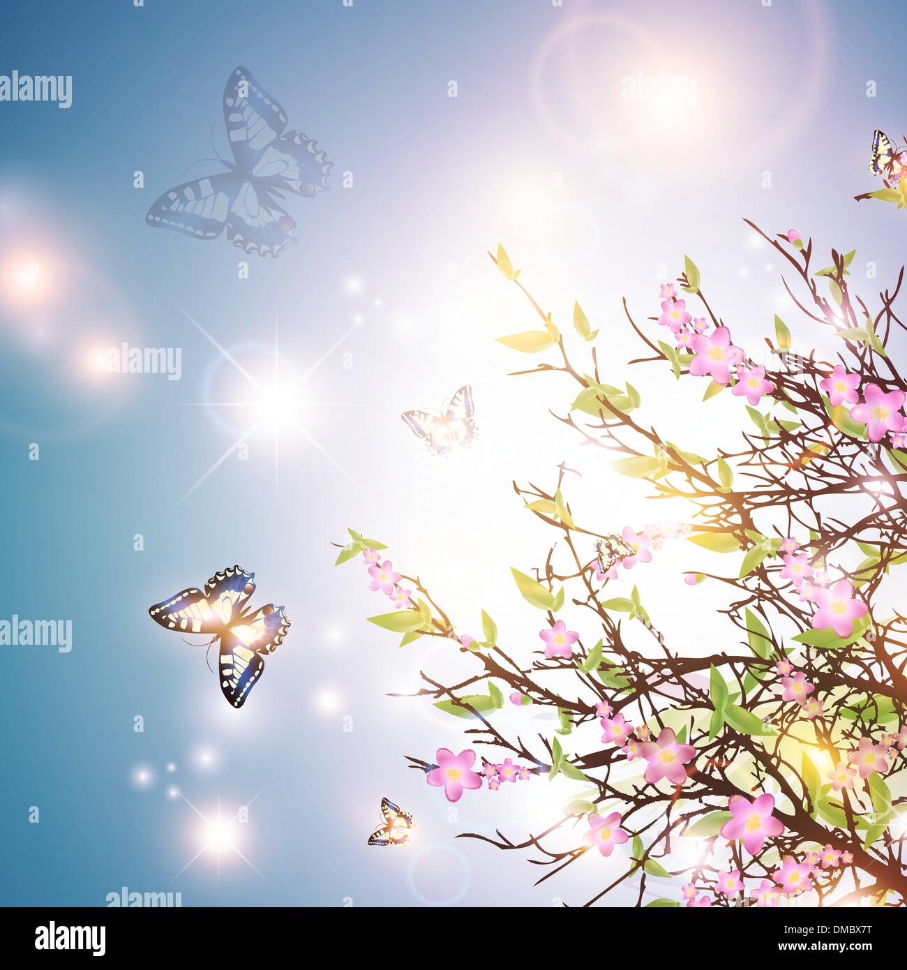 Spring china Stock Vector Images - Alamy