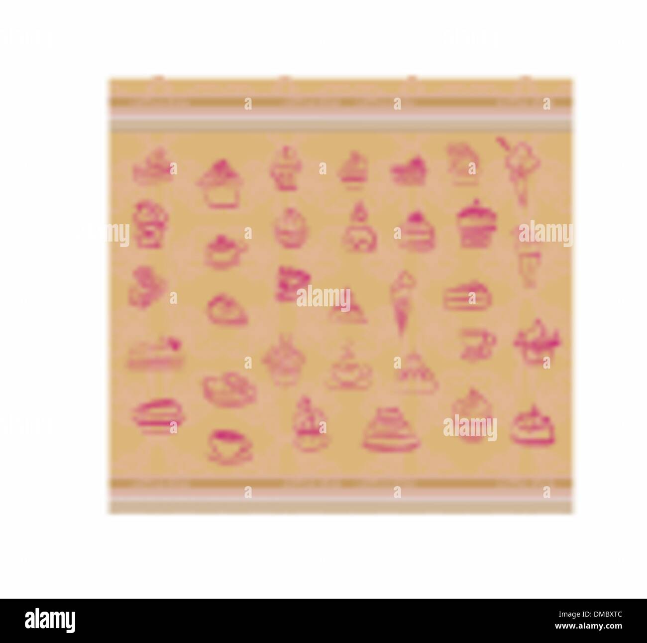 Set of vector sweets Stock Vector Image & Art - Alamy