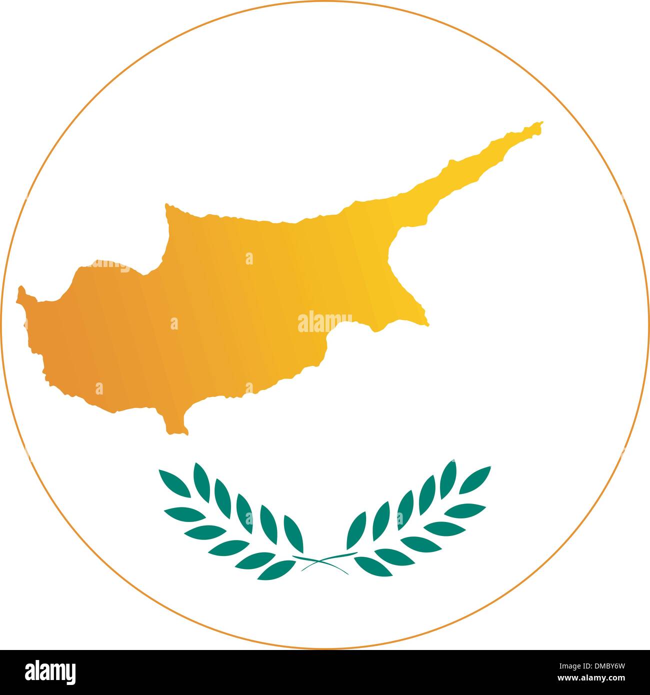 flag button in colours of Cyprus Stock Vector Image & Art - Alamy