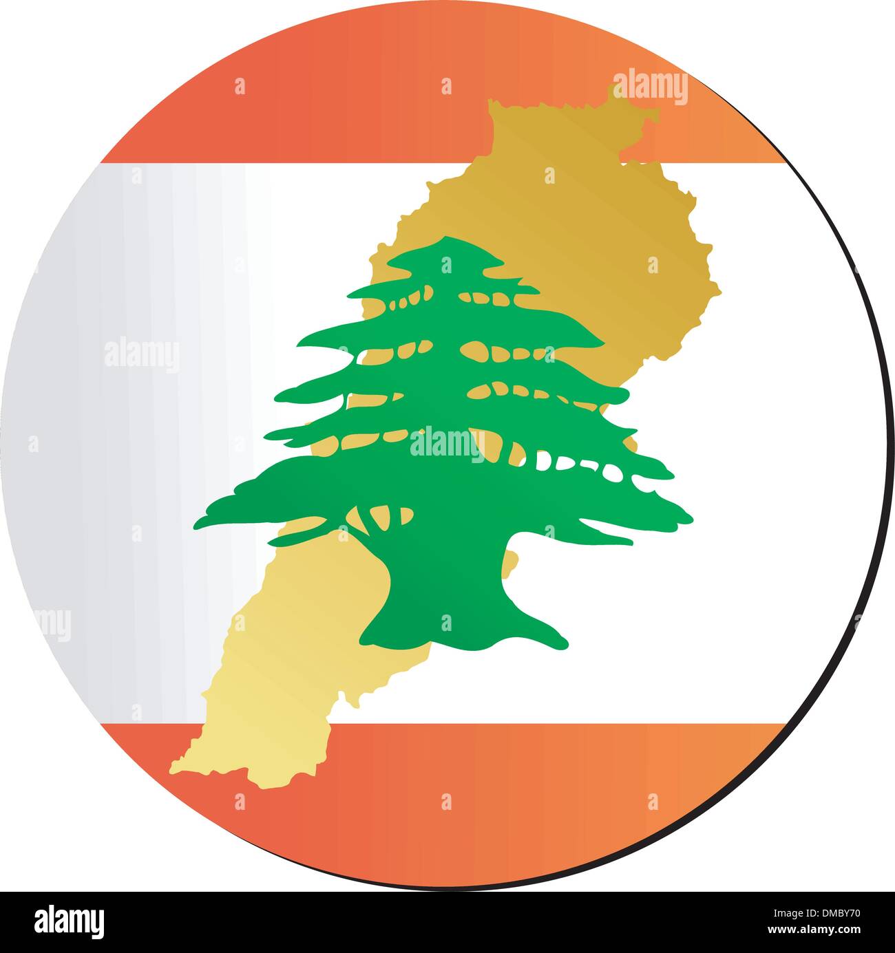 National emblem of lebanon Stock Vector Images - Alamy