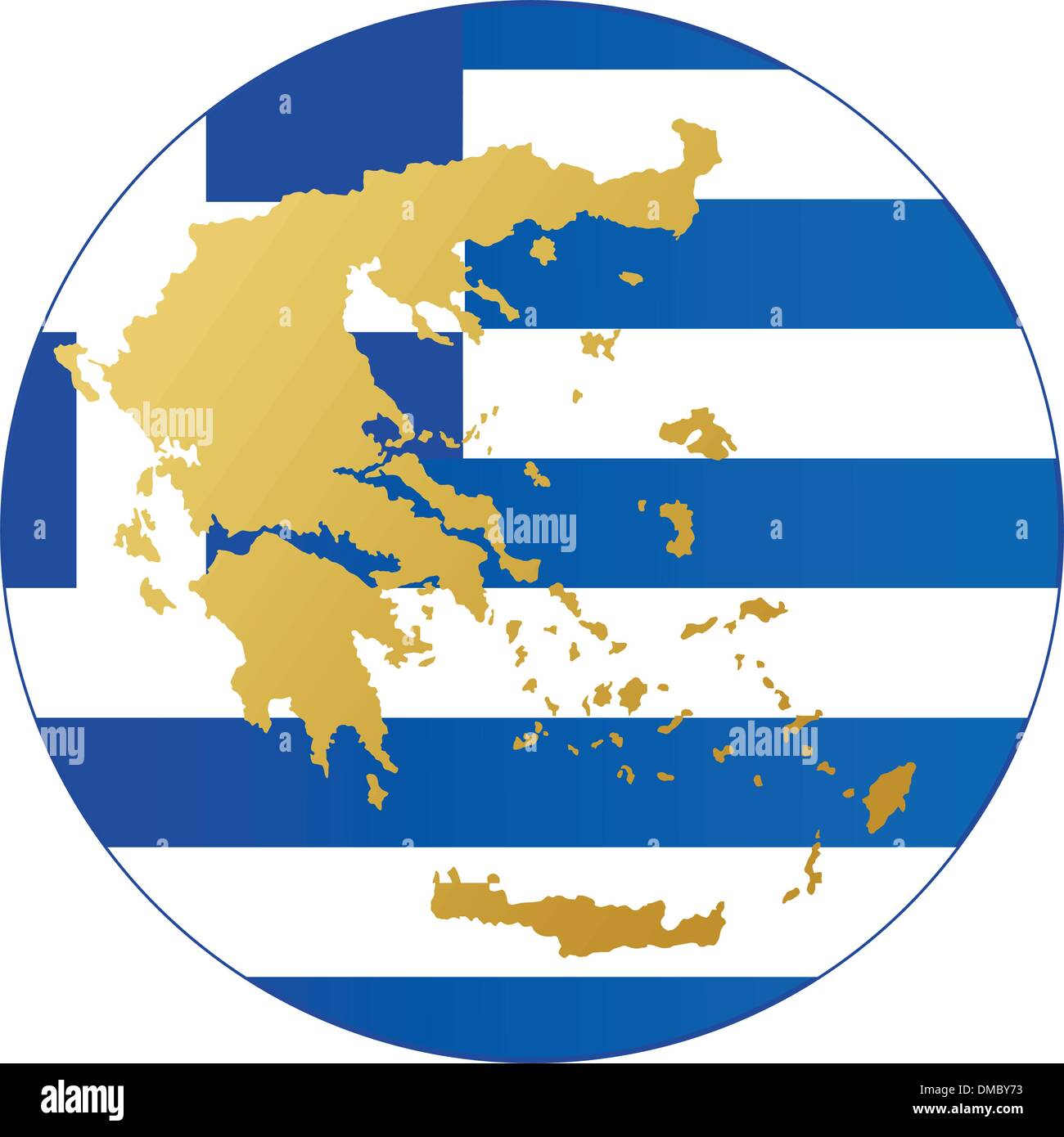 flag button in colours of Greece Stock Vector Image & Art - Alamy