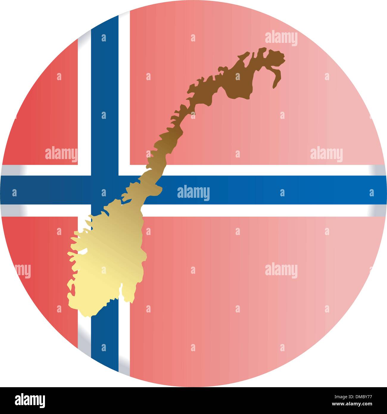 flag button in colours of Norway Stock Vector Image & Art - Alamy