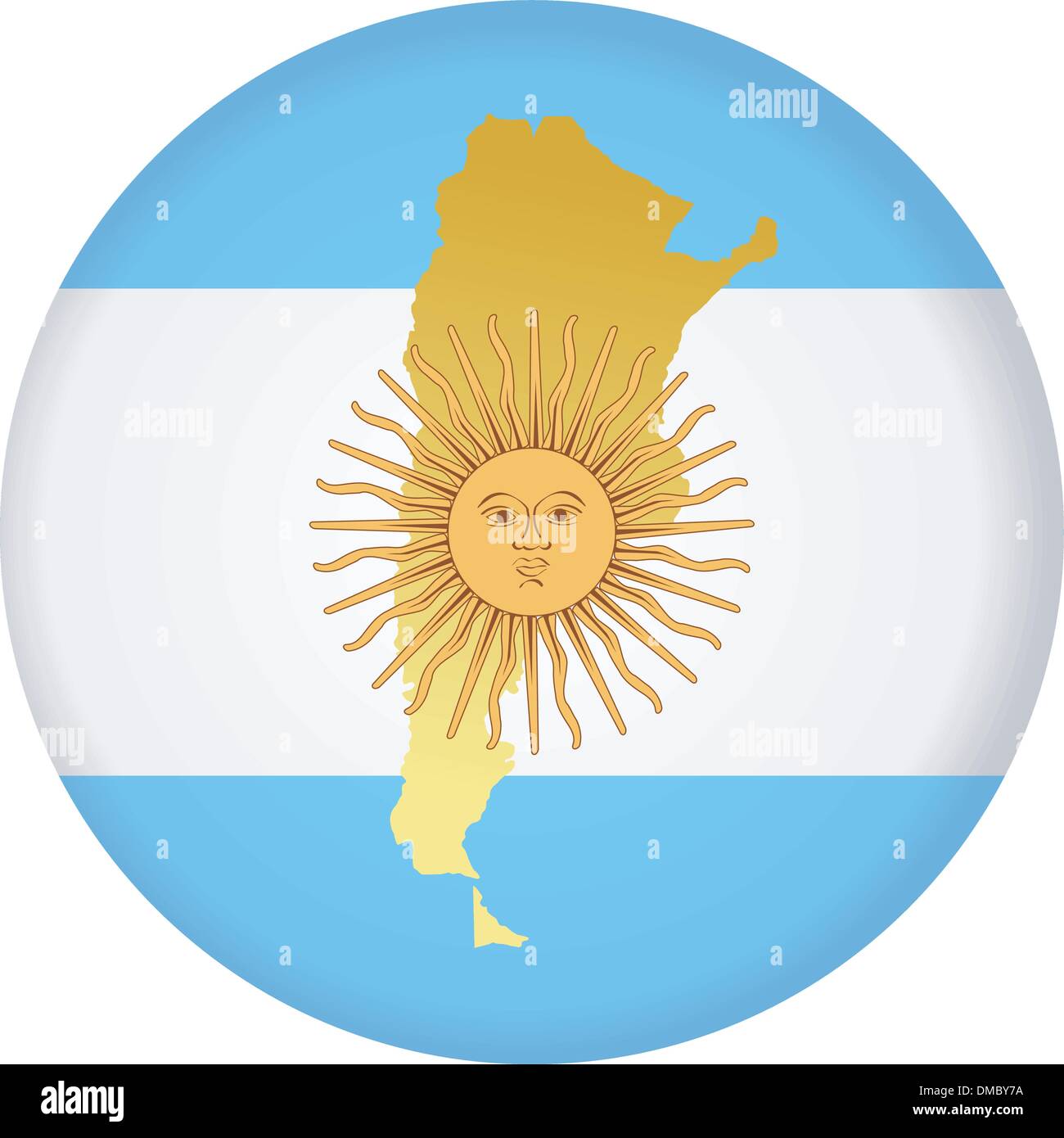 Flag argentina nation design Stock Vector Images - Alamy
