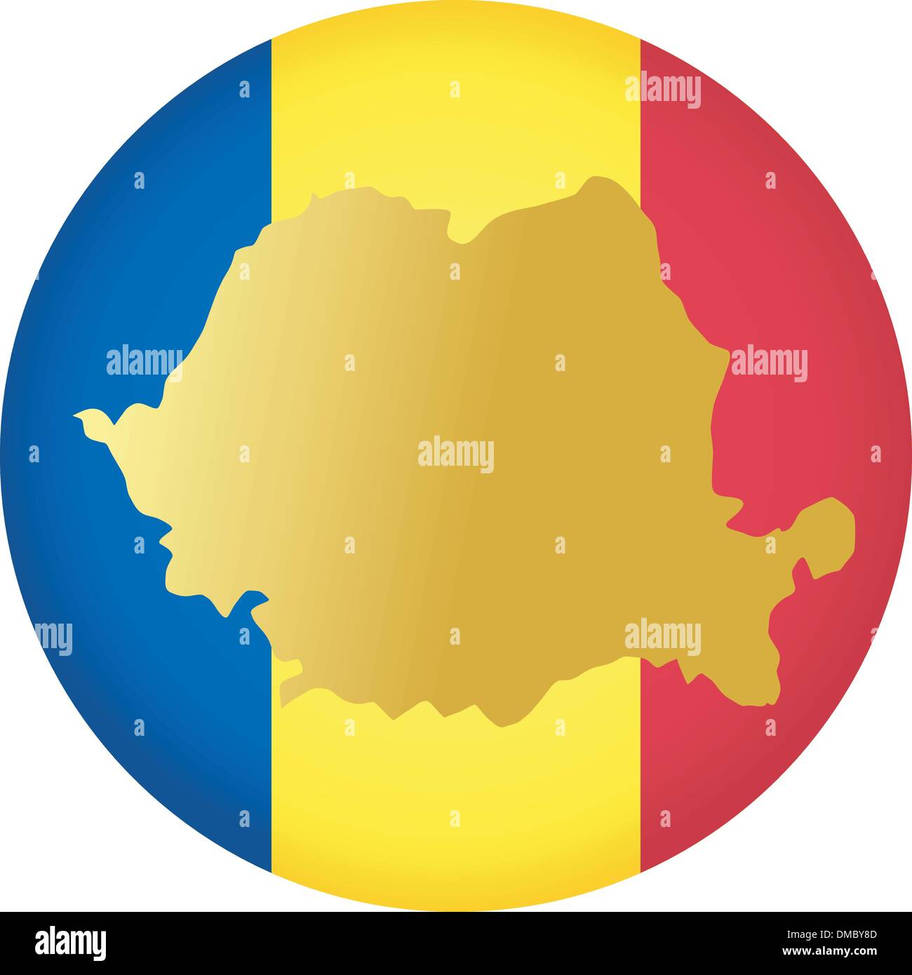 flag button in colours of Romania Stock Vector Image & Art - Alamy