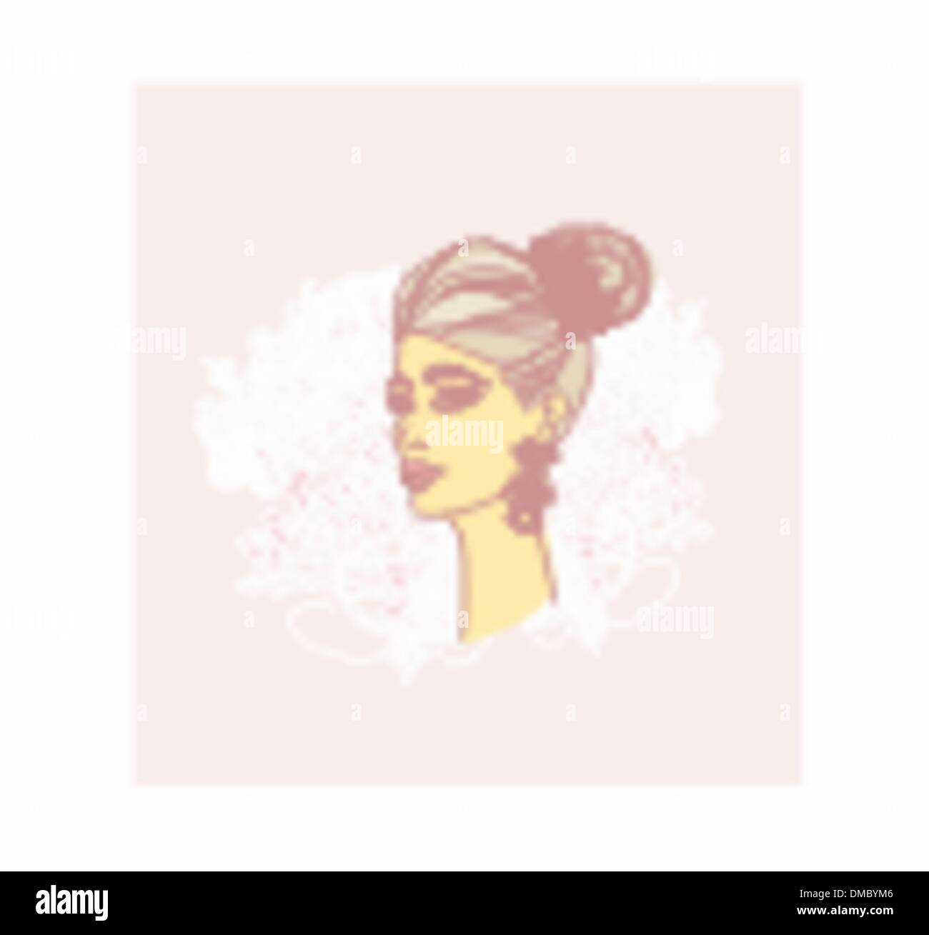 Abstract Beautiful Woman poster Stock Vector Image & Art - Alamy