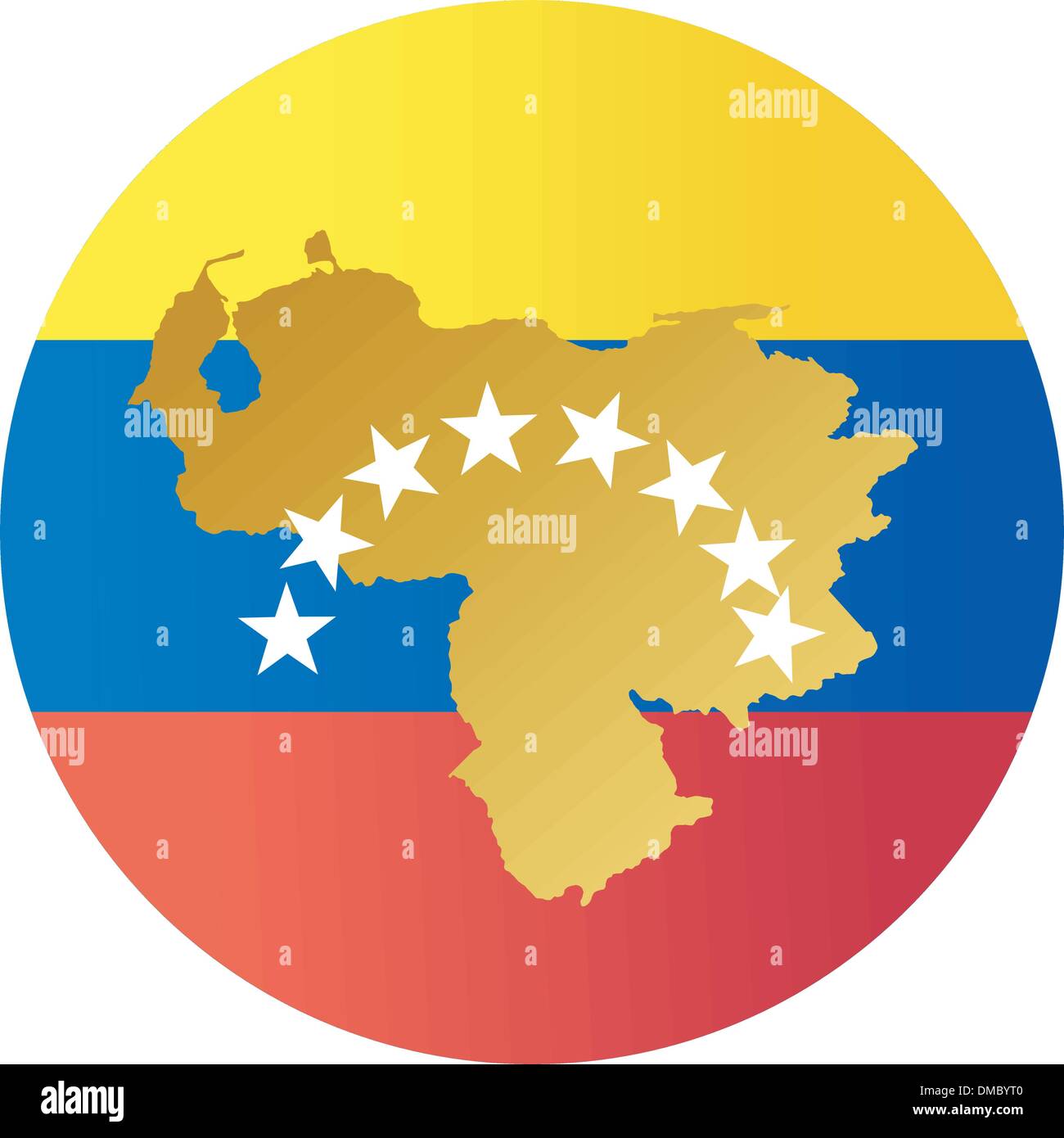 Venezuela flag icon in Stock Vector Images - Alamy