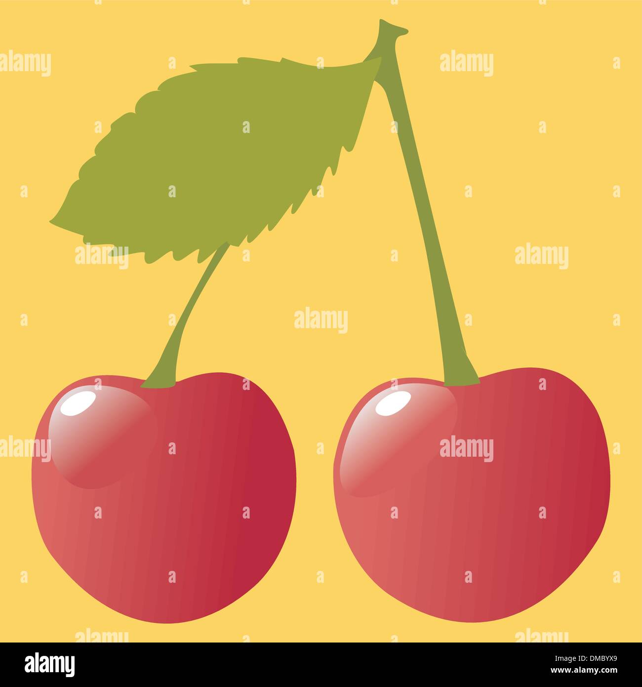 Abstract cherry design Stock Vector Images - Alamy