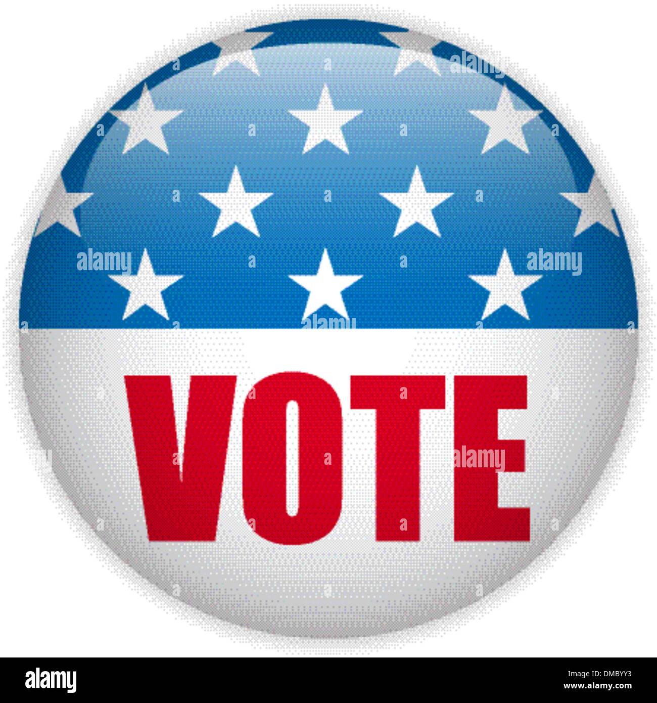 United States Election Vote Button Stock Vector Image & Art - Alamy