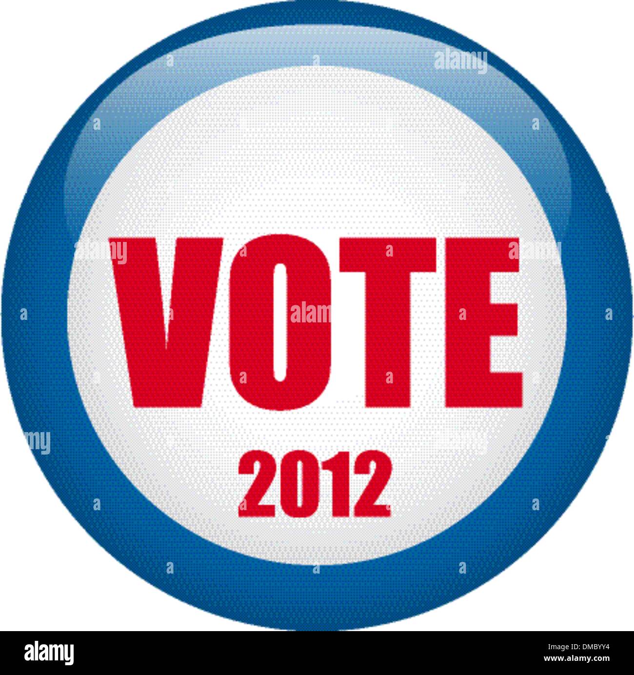 United States Election Vote Button Stock Vector Image & Art - Alamy