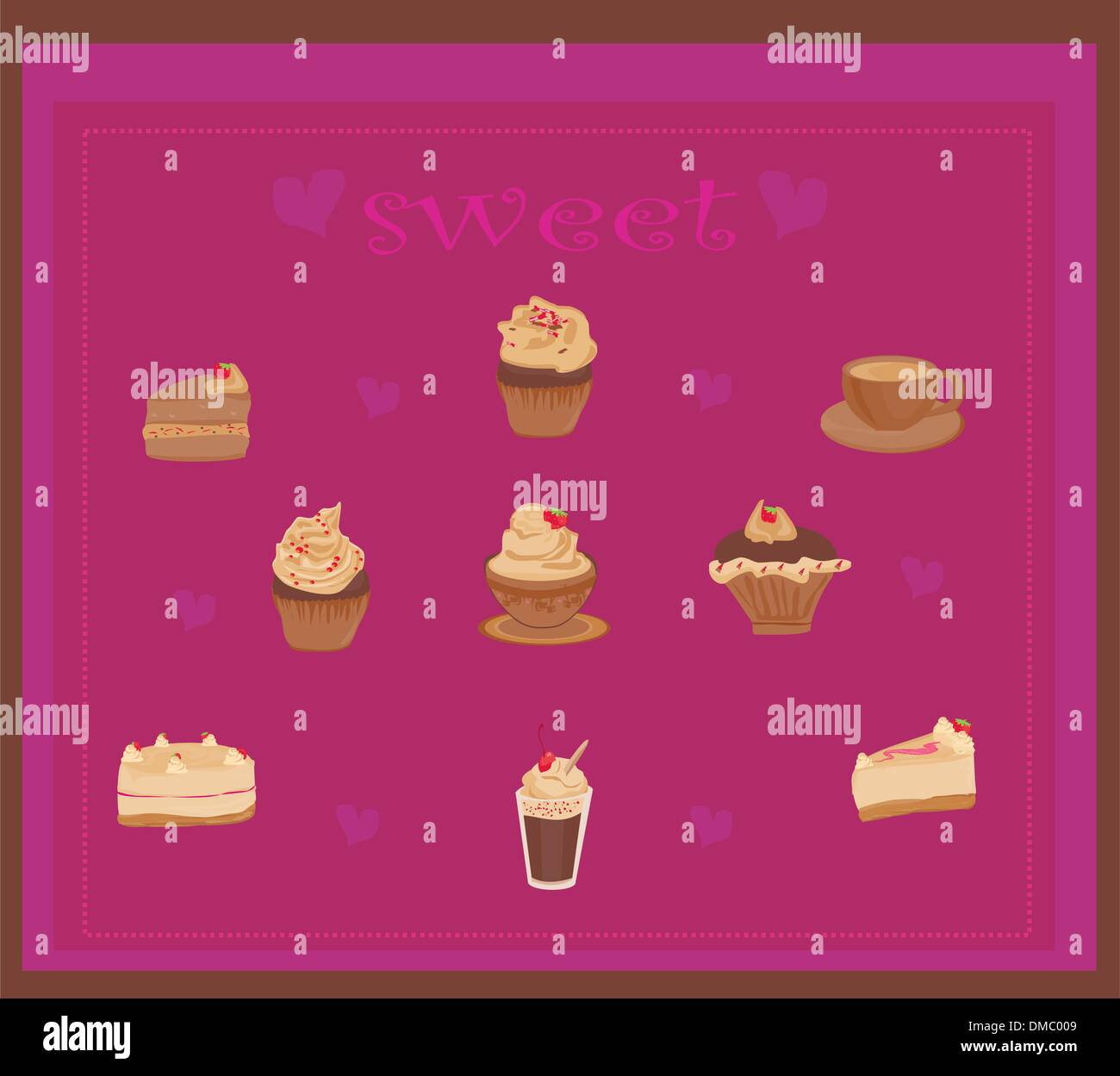 Sweets truffle Stock Vector Images - Alamy