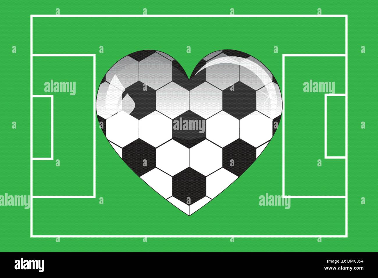 Black white football in Stock Vector Images - Alamy