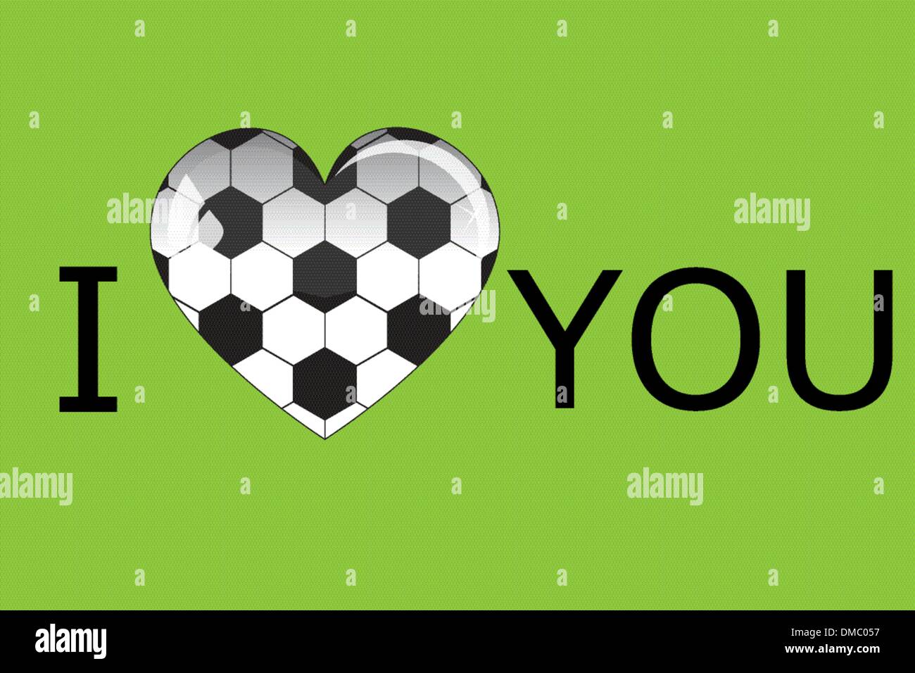 I love you and football Stock Vector Image & Art - Alamy