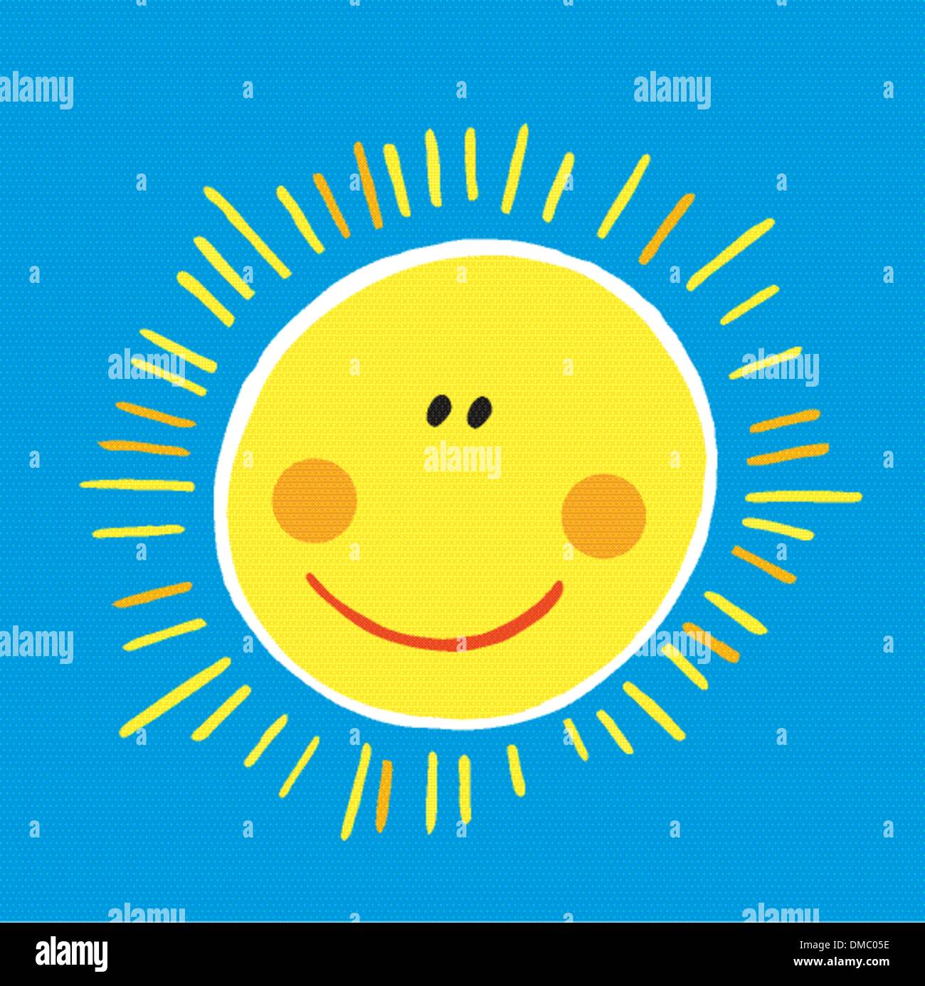 abstract smiling sun Stock Vector Image & Art - Alamy