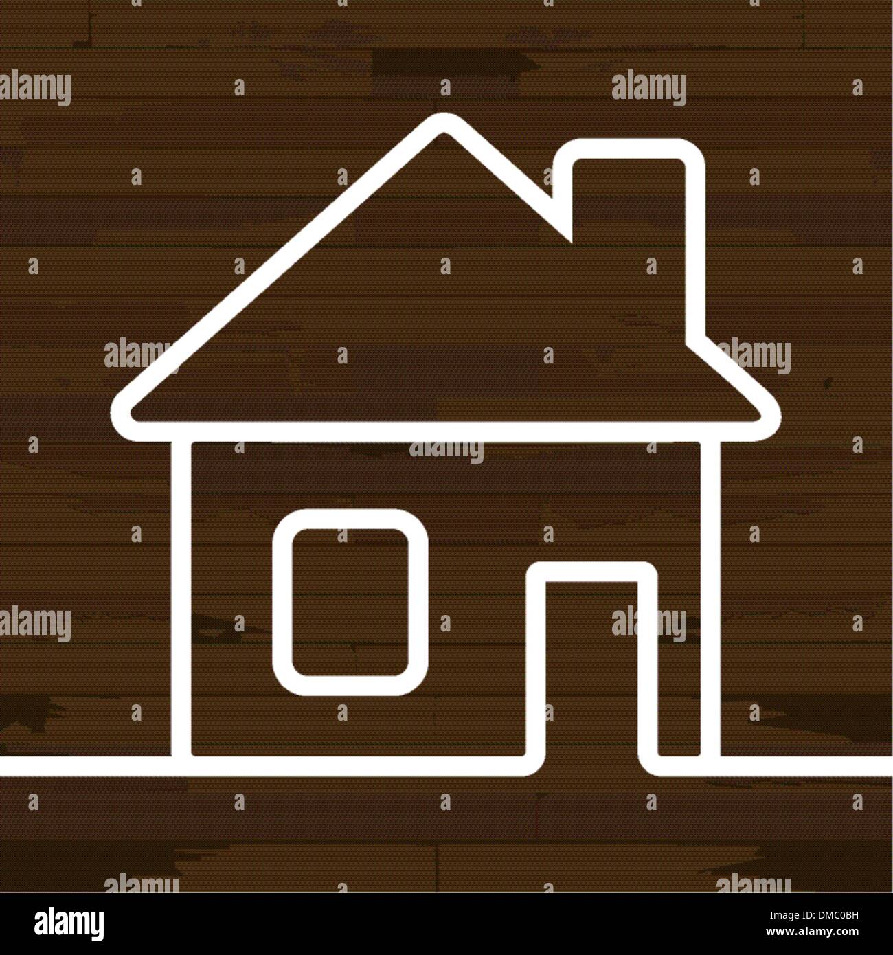 Building built single house Stock Vector Images - Alamy