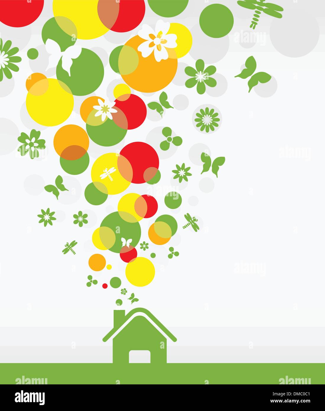 Small chimney smoke house Stock Vector Images - Alamy