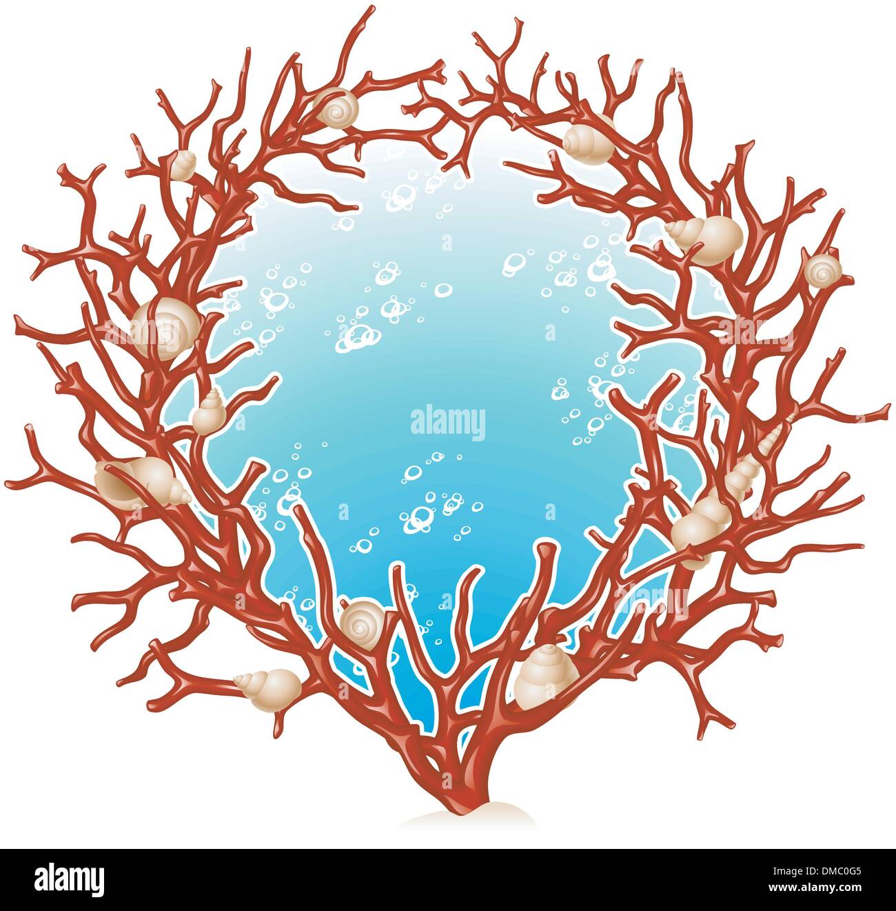 Red fake tree Stock Vector Images - Alamy