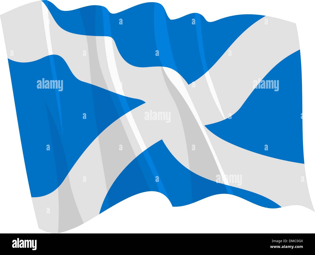 National flag scotland vector Stock Vector Images - Alamy