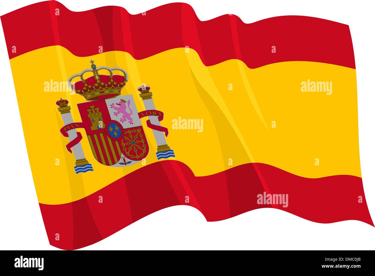 Spain flag symbol Stock Vector Images - Alamy
