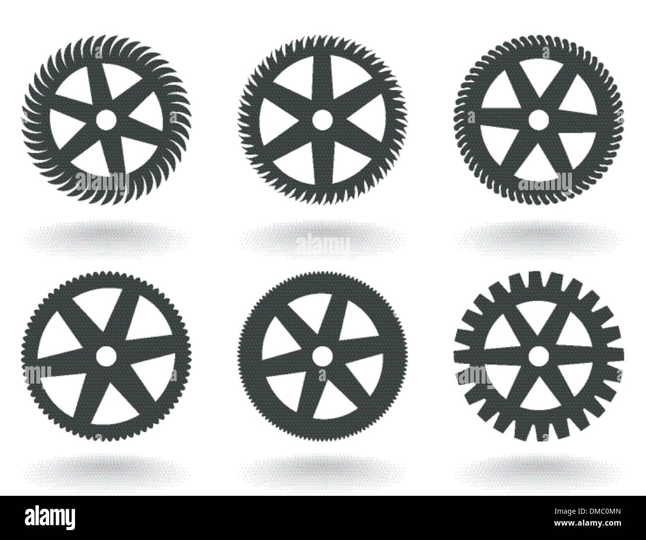 Icons a gear wheel Stock Vector Image & Art - Alamy