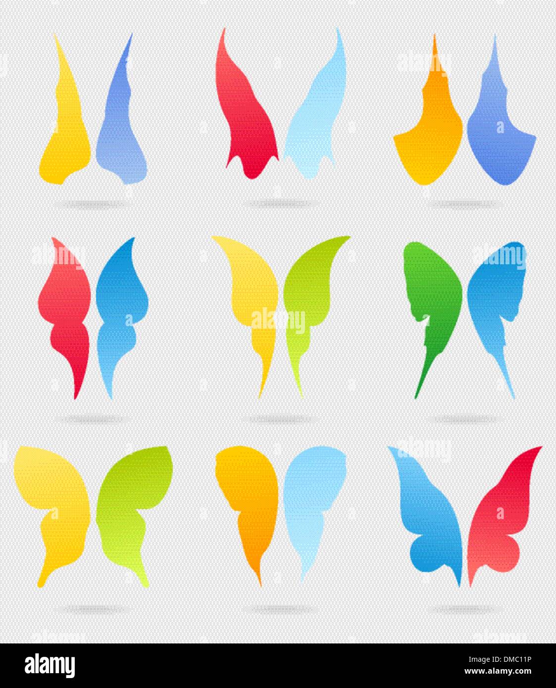 Icons of butterflies3 Stock Vector Image & Art - Alamy