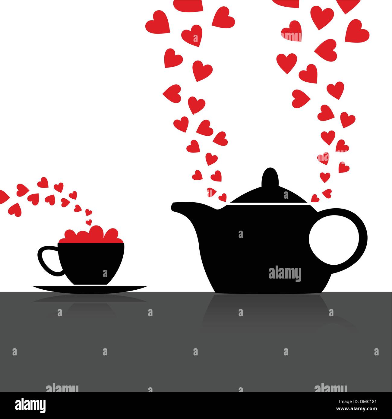 Broken teapot Stock Vector Images - Alamy