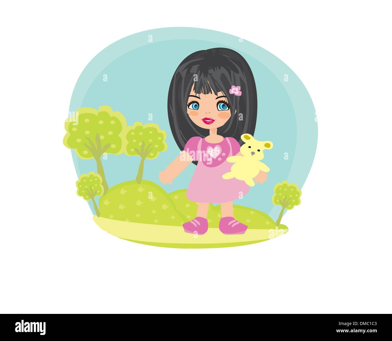 Happy joyful kid Stock Vector Images - Alamy