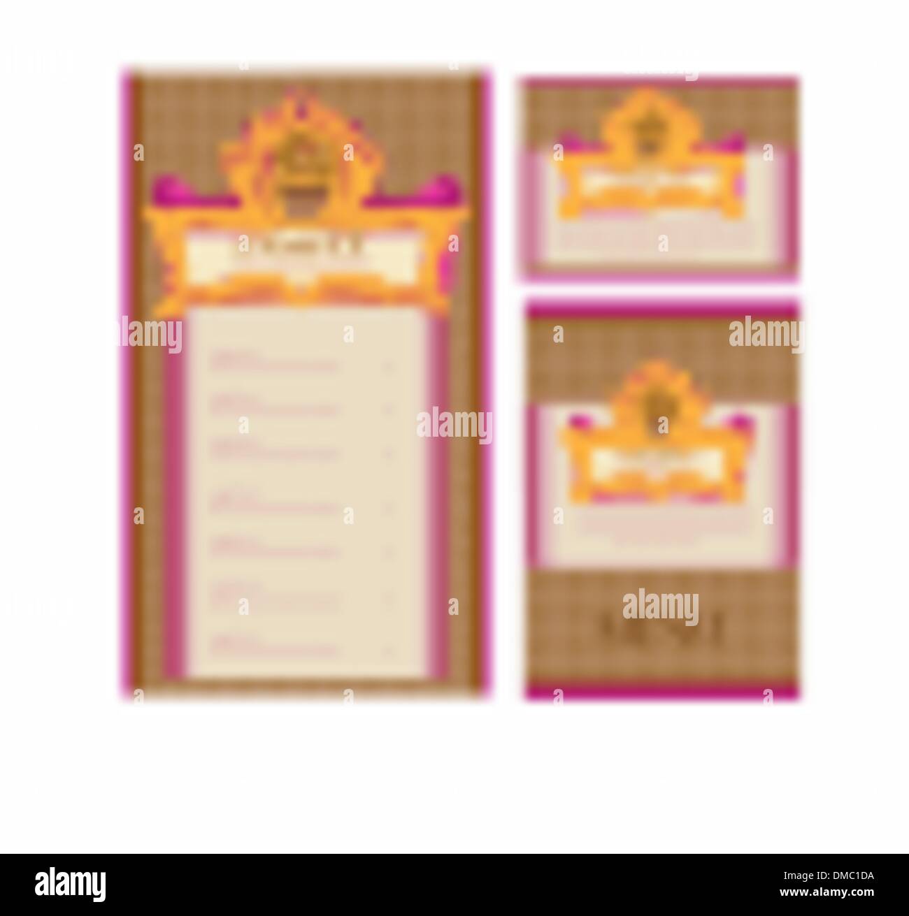 menu coffee shop and restaurant set Stock Vector Image & Art - Alamy