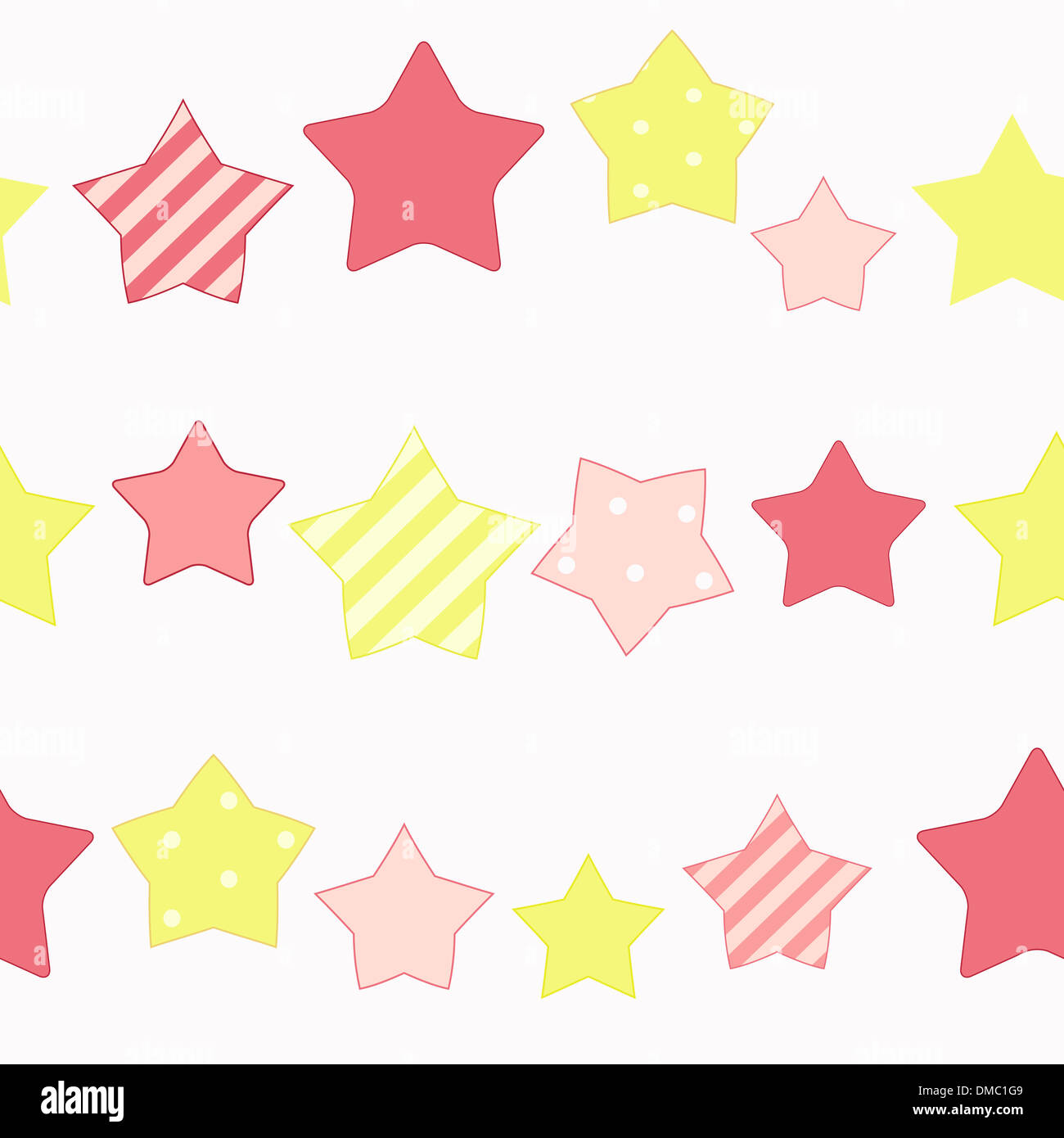 Cute Star Seamless Pattern Background Vector Illustration Stock Photo ...