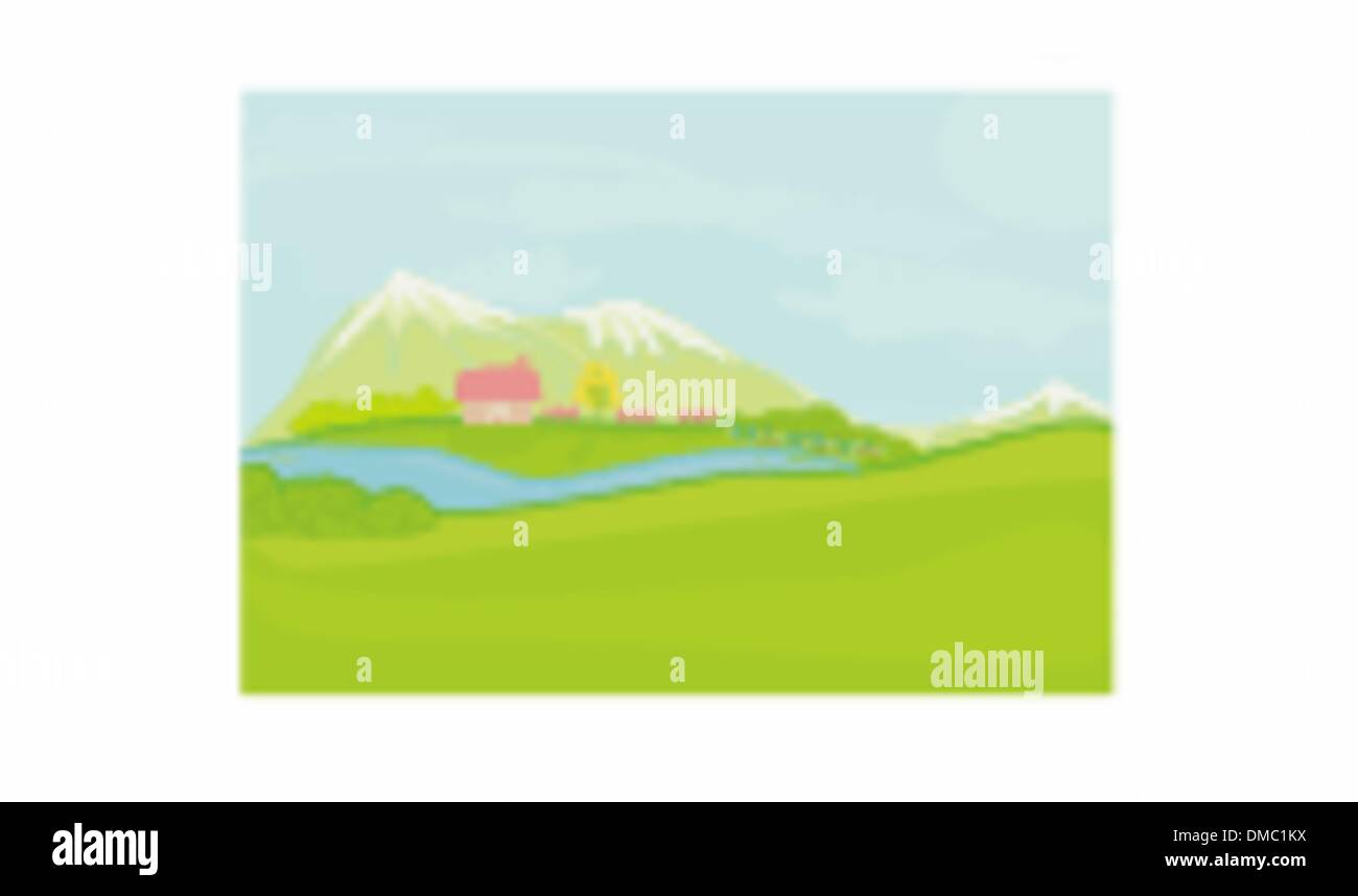 Horizon building landscape scenery Stock Vector Images - Alamy