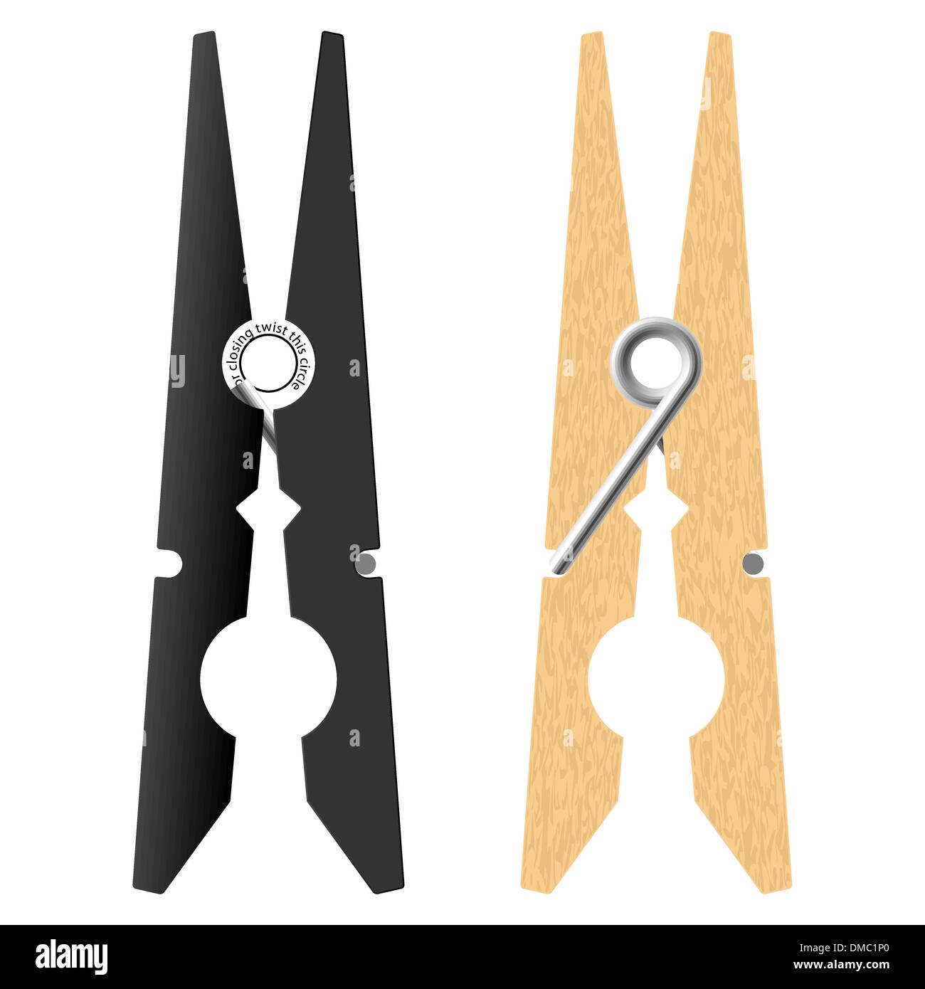 On the peg Stock Vector Images - Alamy