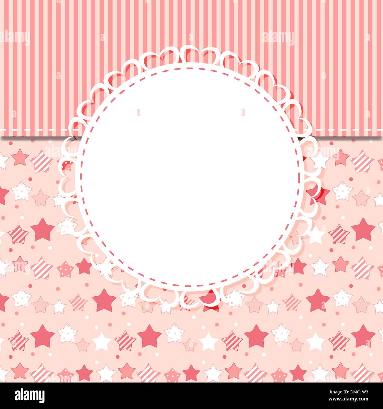 Cute Frame Vector Illustration Stock Photo - Alamy