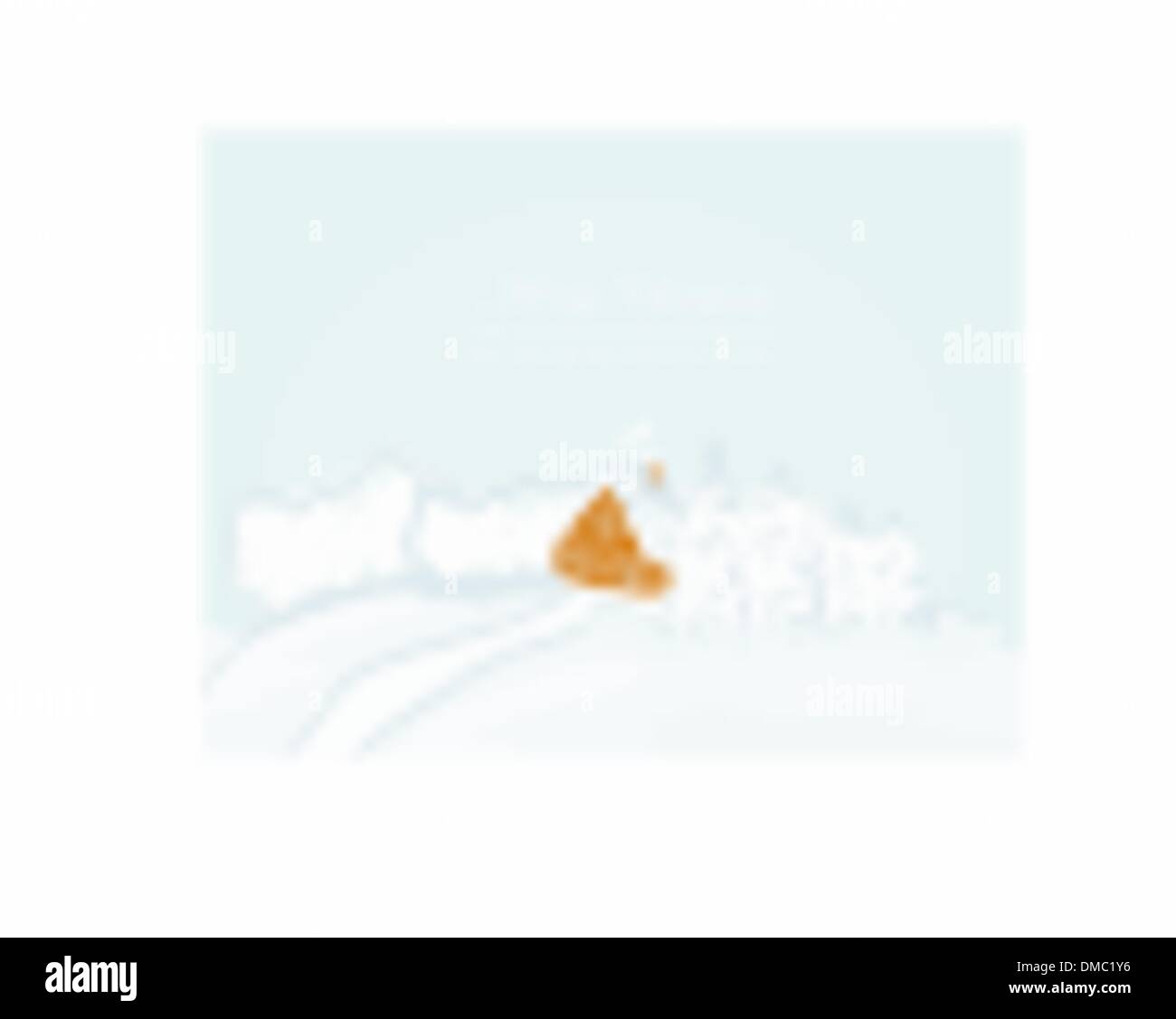 Winter village night Stock Vector Images - Alamy