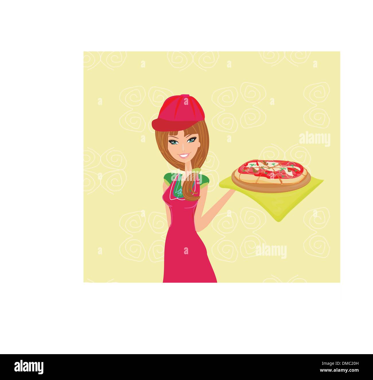 Two beautiful young people Stock Vector Images - Alamy