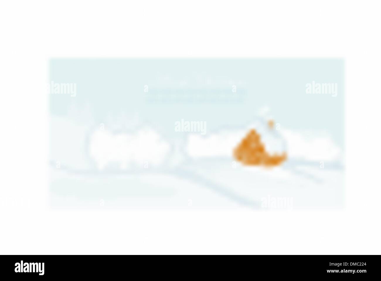 Winter christmas greeting card Cut Out Stock Images & Pictures - Alamy