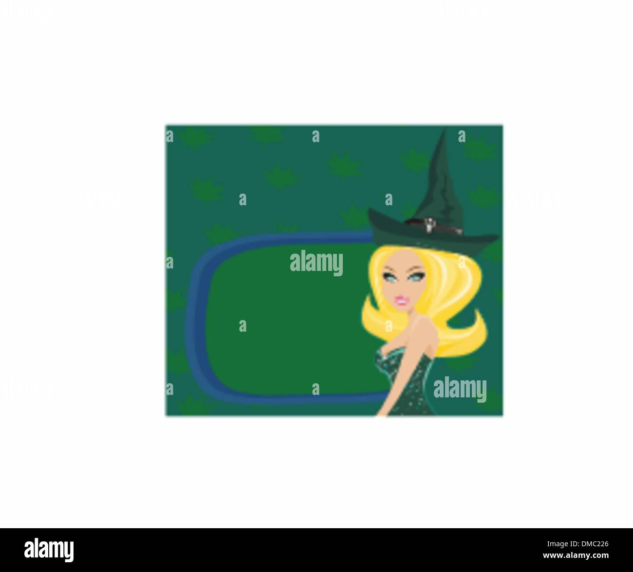 Halloween witch - vector portrait Stock Vector Image & Art - Alamy