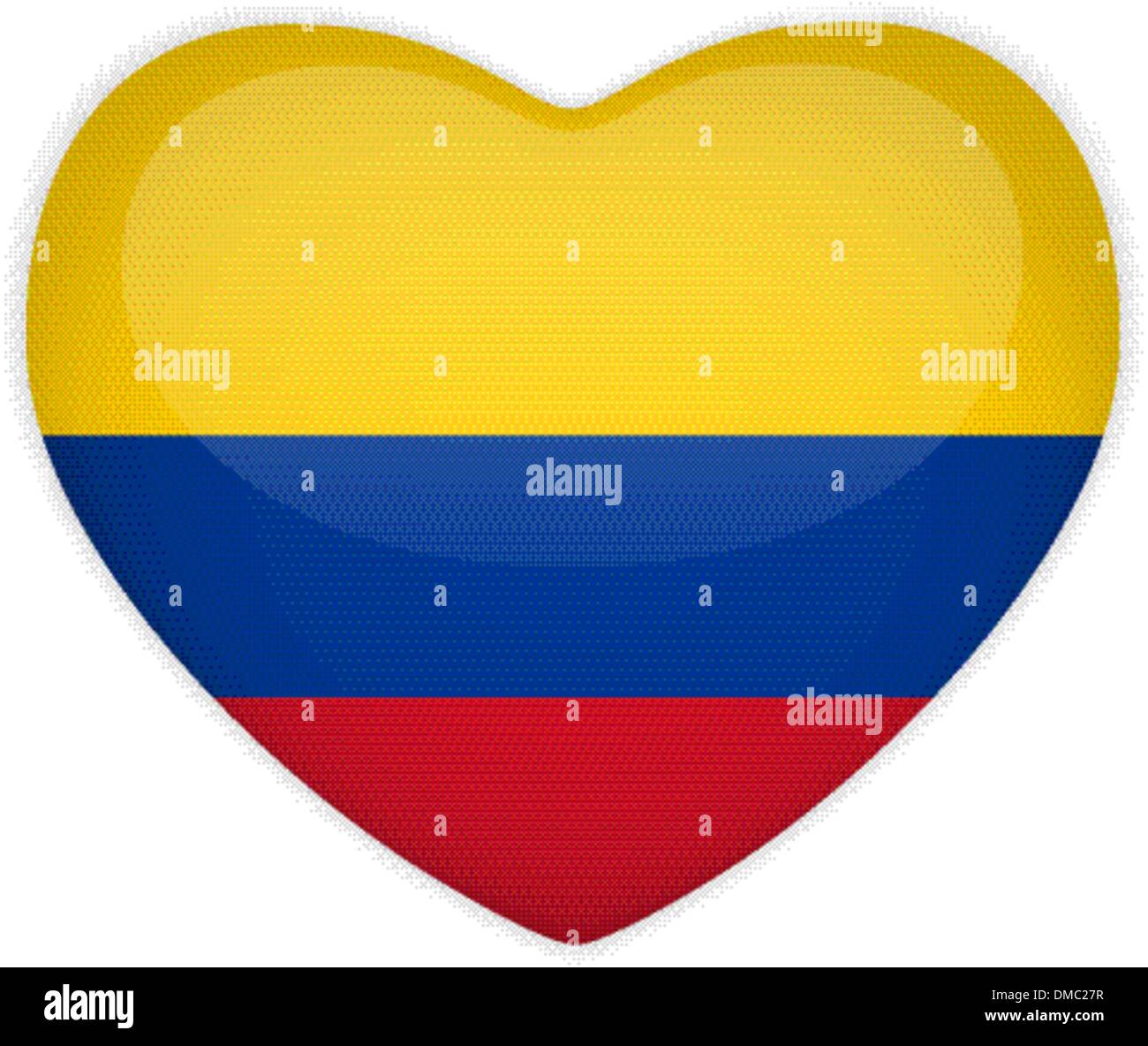 Heart colombia flag hi-res stock photography and images - Alamy