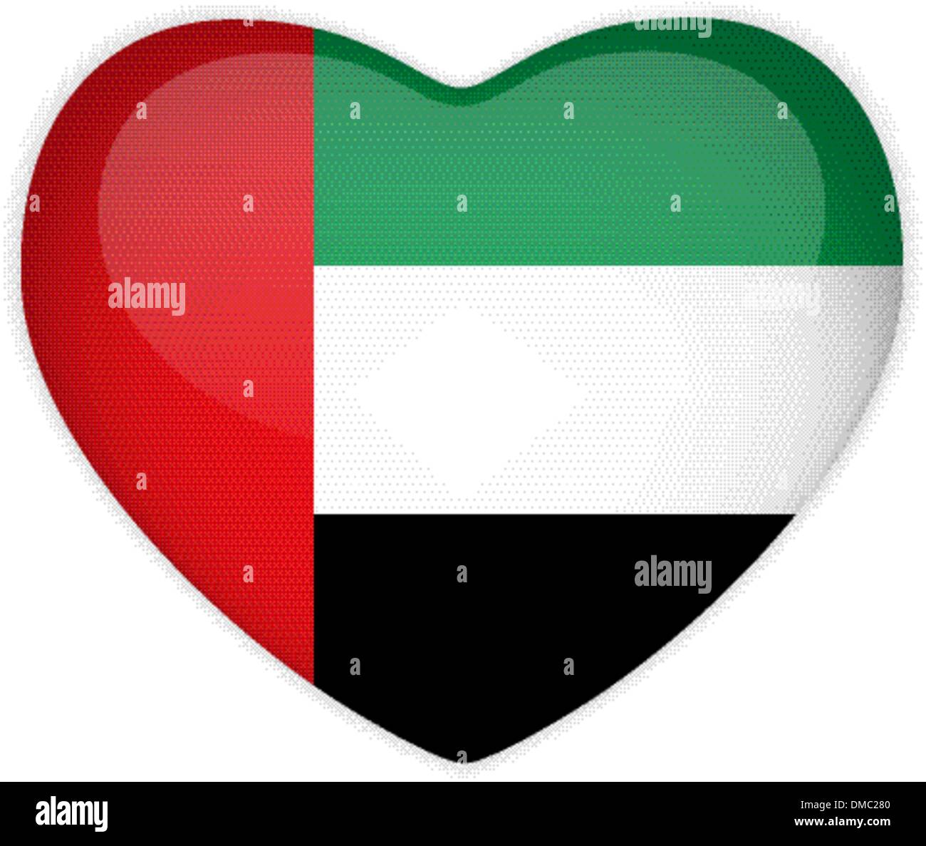 United arab emirates flag button hi-res stock photography and images ...