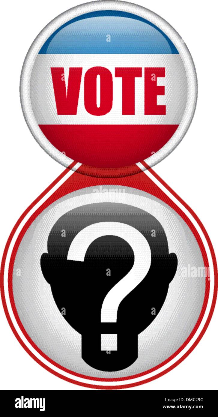 United States Election Vote Button Stock Vector Image & Art - Alamy