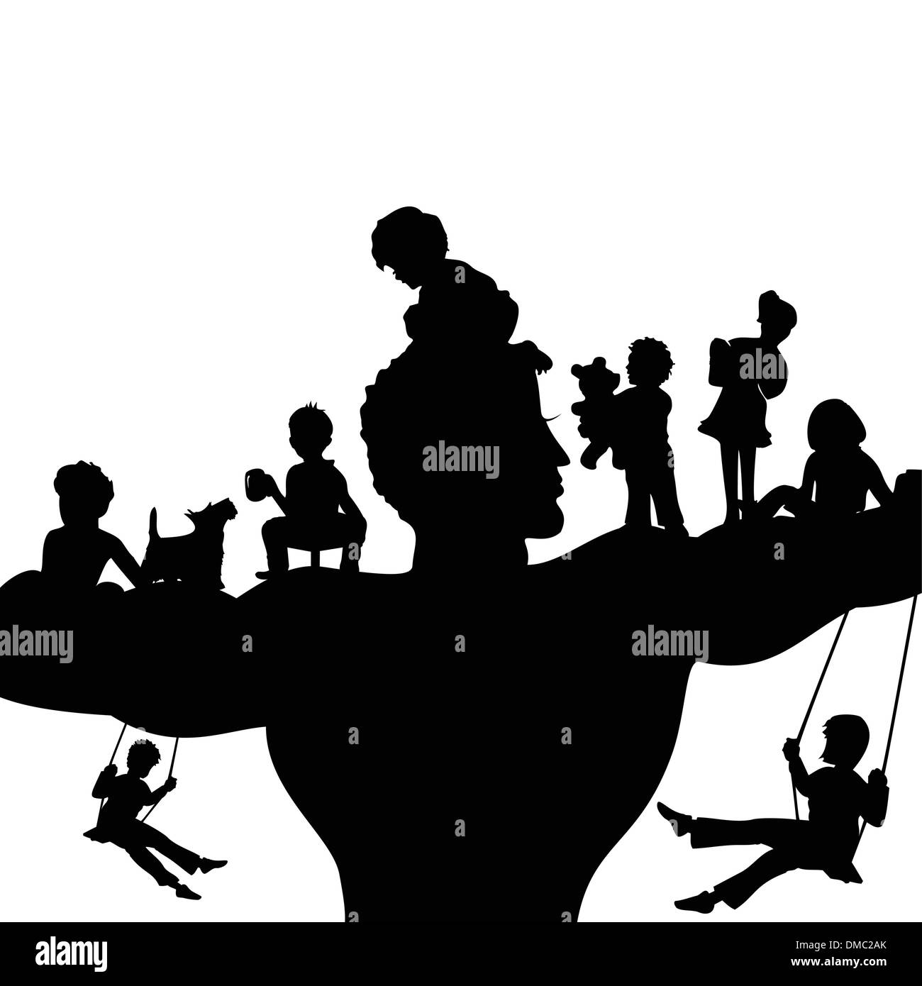 Father shoulders Stock Vector Images - Alamy