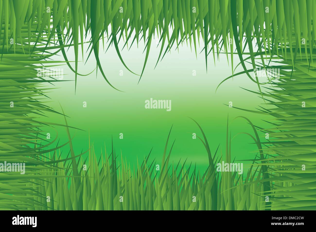 Grass green field in Stock Vector Images - Alamy