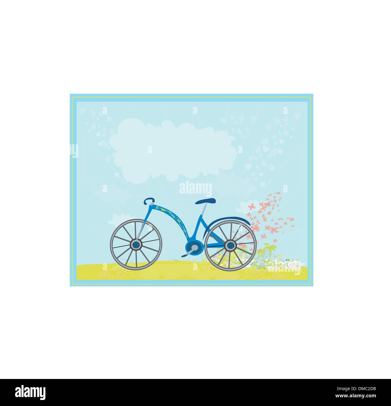 vector bicycle poster Stock Vector Image & Art - Alamy