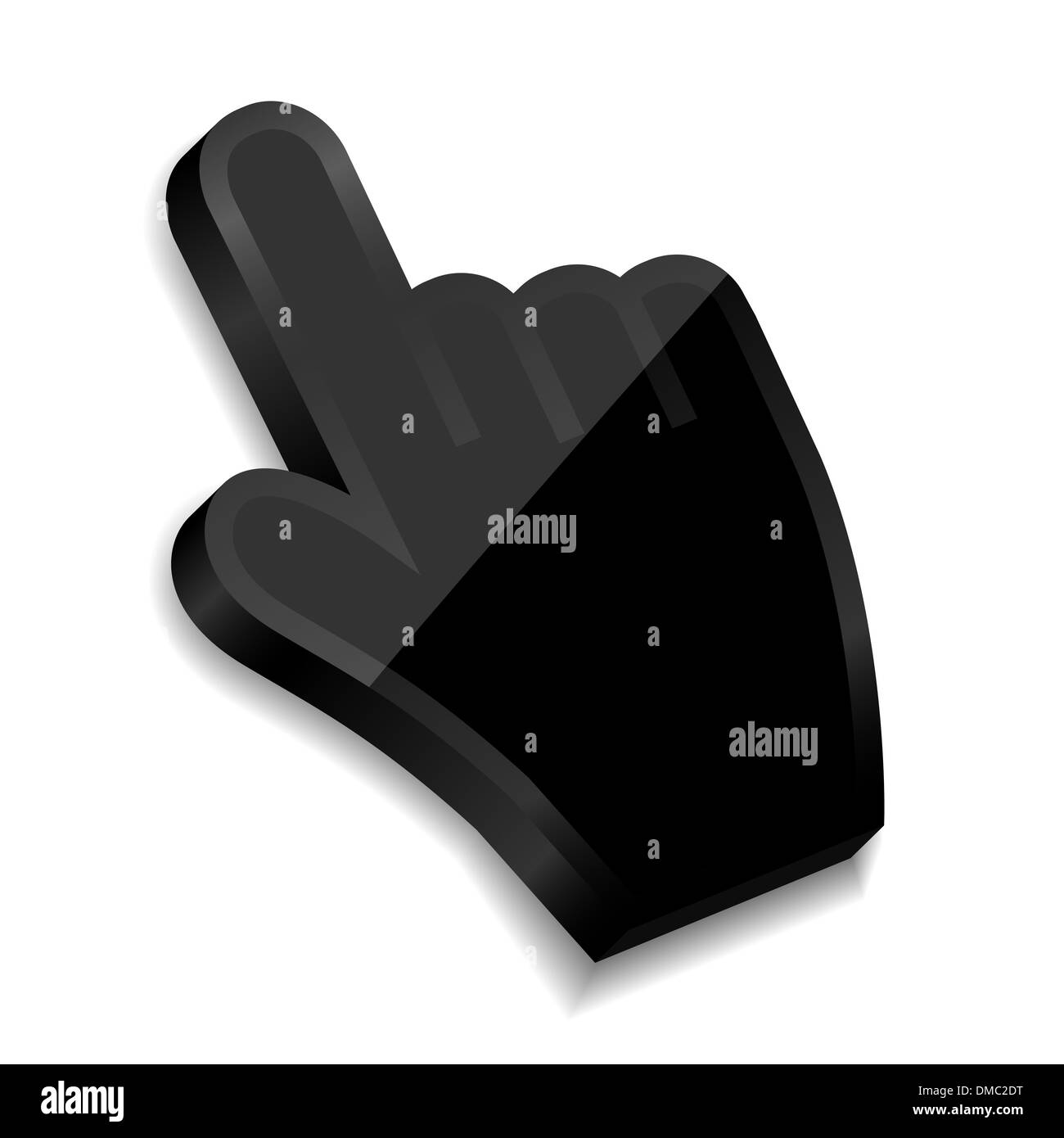 Mouse hand cursor vector illustration Stock Photo - Alamy