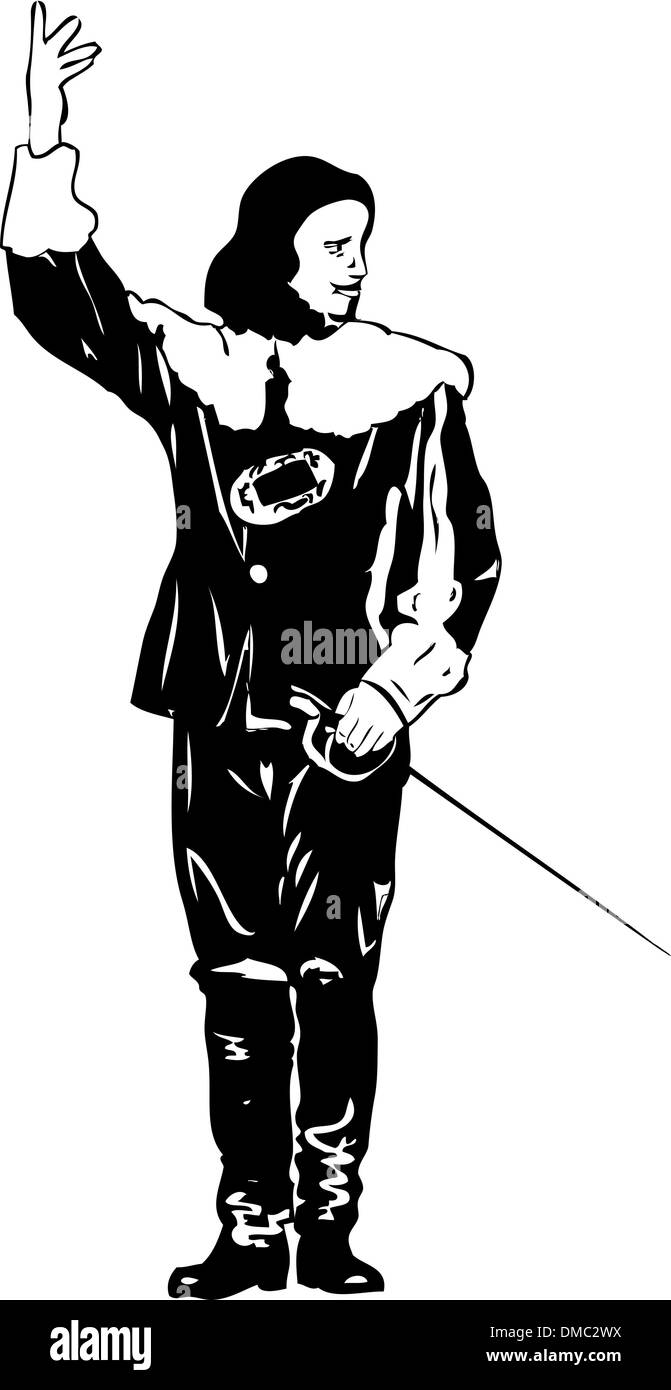 Sword salute Stock Vector Images - Alamy