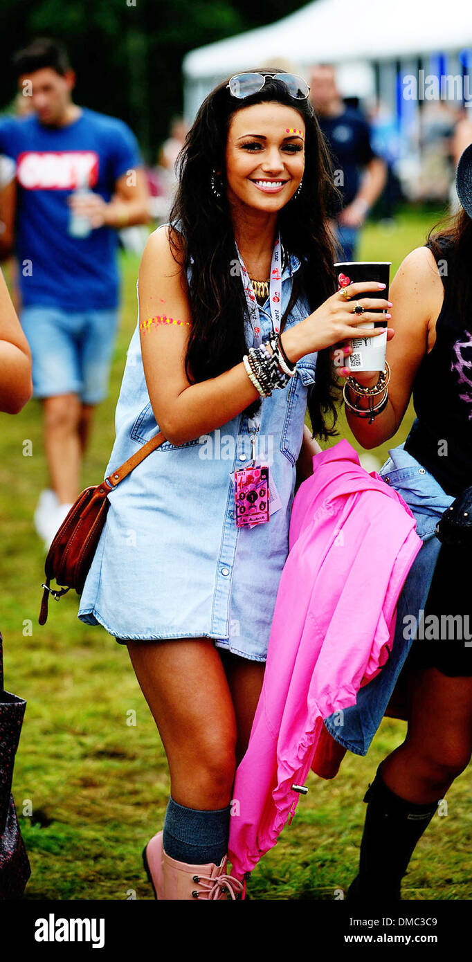 Michelle Keegan V Festival 2012 held at Weston Park - Performances ...