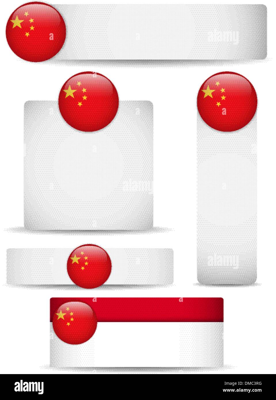 China Country Set of Banners Stock Vector Image & Art - Alamy