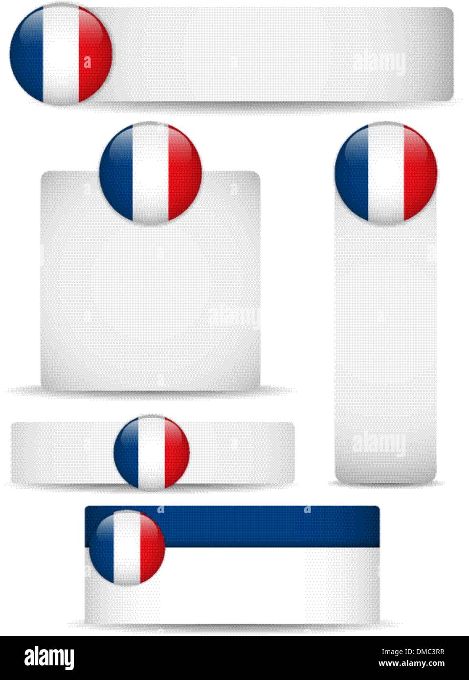 France Country Set of Banners Stock Vector Image & Art - Alamy