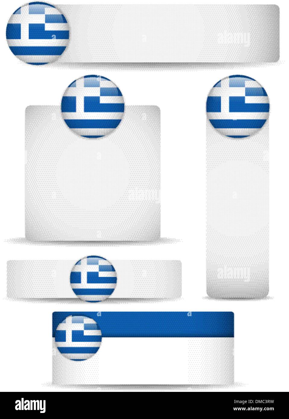 Greece Country Set of Banners Stock Vector Image & Art - Alamy