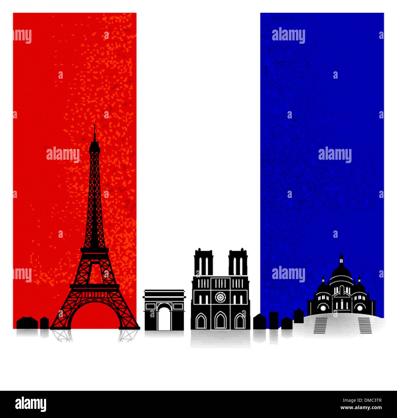 Silhouette france Cut Out Stock Images & Pictures - Alamy